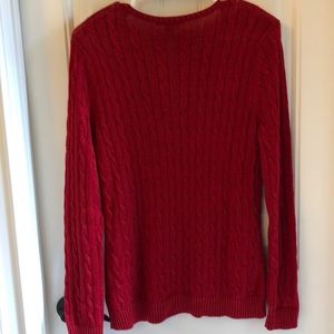 Lauren Ralph Lauren | Sweaters | Ralph Lauren Bright Red Sweater | Poshmark